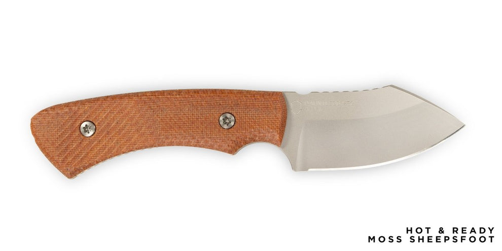 Hot and Ready Moss Sheepsfoot Knife| Skinning & EDC Knife – Dauntless ...